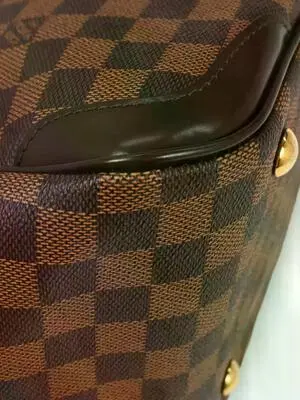 LOUIS VUITTON 2001 Verona Damier Ébène Tote Bag