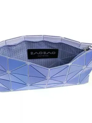 Issey Miyake Geometric-paneled Clutch - Blue
