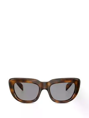 Prada Tortoise-effect Sunglasses - Brown