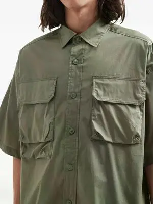 FINGERCROXX Front-pocket Short-sleeve Shirt