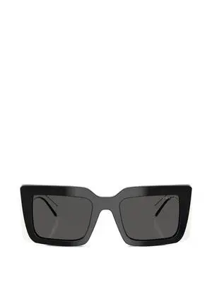 Prada Logo-detail Sunglasses - Black