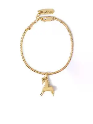 LANVIN Horse Charm Bracelet - Gold
