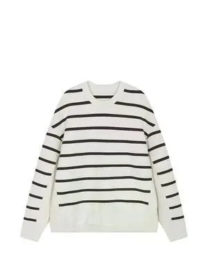 CROQUIS Striped Crewneck Jumper - Neutrals