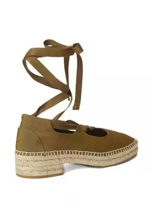 Polo Ralph Lauren Grosgrain Lace-up Heeled Espadrille