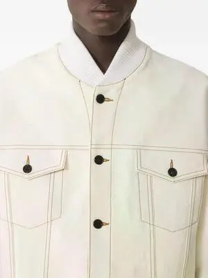 LANVIN Ribbed Jacket With Chest Pockets