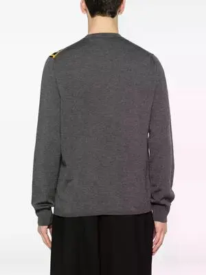 Comme Des Garçons Lettering-panel Sweater