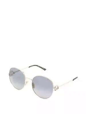 Gucci Logo-detail Round-frame Sunglasses
