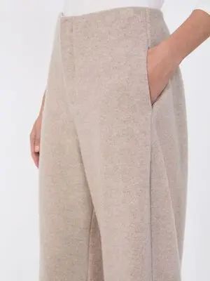 Max Mara Cashmere And Wool Fleece Trousers