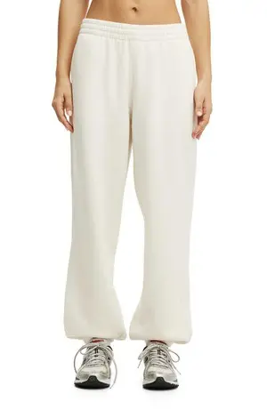 Cotton:on Active Plush Boyfriend Jogger - Cloud Dancer