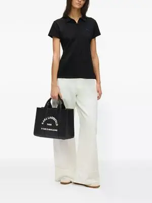 Karl Lagerfeld Classic-collar Piqué Polo Shirt