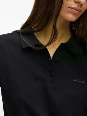 Karl Lagerfeld Classic-collar Piqué Polo Shirt