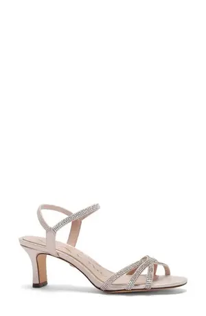 Nina Benarda Ankle Strap Sandal - Platino