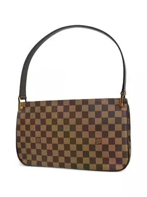 LOUIS VUITTON Aubagne Checked Shoulder Bag