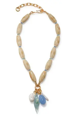 LIZZIE FORTUNATO Marilla Seashell Necklace - Seashell Multi
