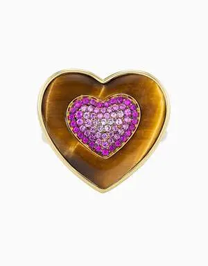 EMILY P. WHEELER Rock Heart Ring - One-color