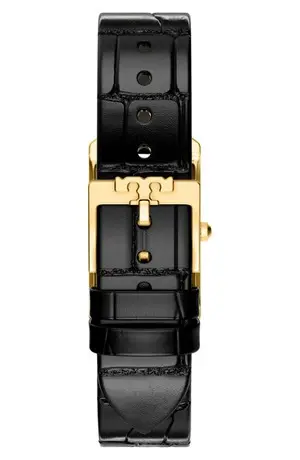 Tory Burch The Eleanor Slim Tank Watch - Black