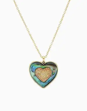 EMILY P. WHEELER Rock Heart Pendant Necklace - One-color