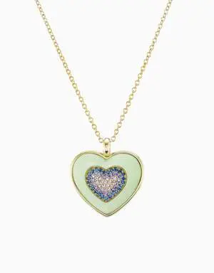 EMILY P. WHEELER Rock Heart Pendant Necklace - One-color