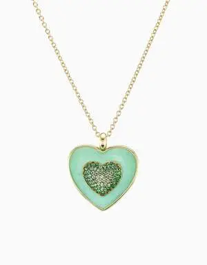 EMILY P. WHEELER Rock Heart Necklace - One-color
