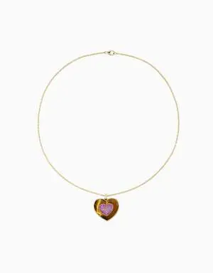 EMILY P. WHEELER Rock Heart Necklace