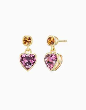 EMILY P. WHEELER 18k Gold Heart Drop Earrings - One-color