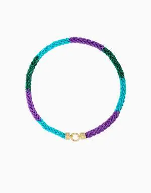 EMILY P. WHEELER Beaded Rope Necklace - Blue