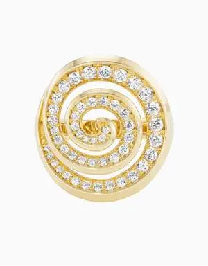 EMILY P. WHEELER 18k Yellow Gold Spiral Diamond Ring - One-color