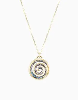 EMILY P. WHEELER Spiral Pendant Necklace - One-color