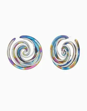 EMILY P. WHEELER Tie-dye Spiral Earrings - One-color