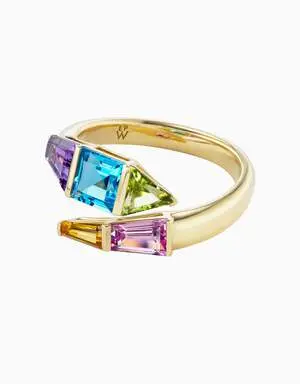 EMILY P. WHEELER Helix Gemstone Ring
