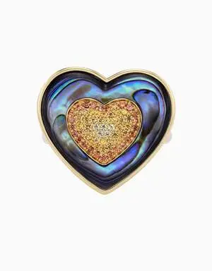 EMILY P. WHEELER Rock Heart Ring - One-color