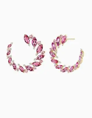 EMILY P. WHEELER Pollack Bypass Hoop Earrings - One-color