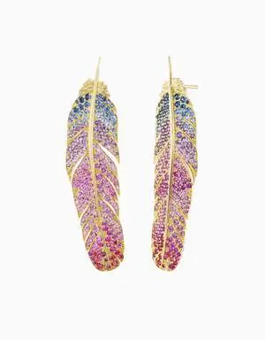 EMILY P. WHEELER Feather Earrings - One-color