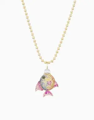 EMILY P. WHEELER Rainbow Fish Pendant Necklace - One-color