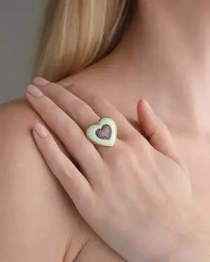 EMILY P. WHEELER Rock Heart Ring