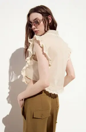 Deluc Bari Wide Leg Pants - Army