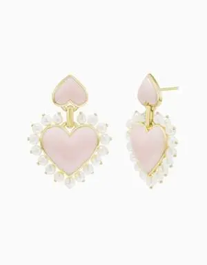 EMILY P. WHEELER Queen Of Hearts Earrings - Pink