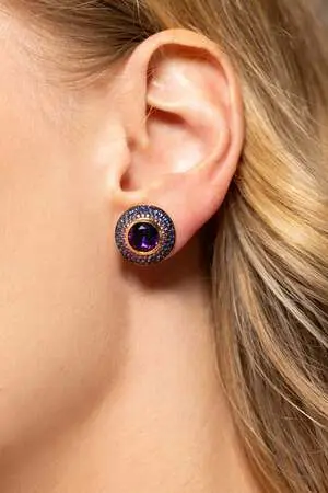 EMILY P. WHEELER Ombré Button Stud Earrings