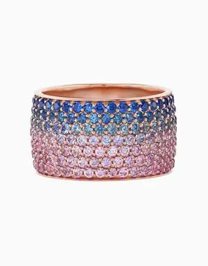 EMILY P. WHEELER Coastline Ombre Cigar Ring - Purple