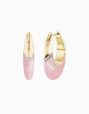 EMILY P. WHEELER Oval Earrings - Pink
