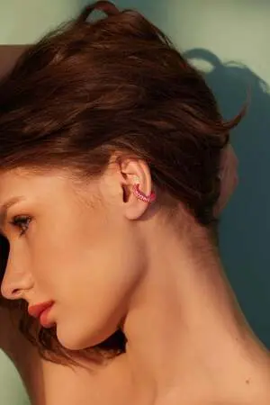 EMILY P. WHEELER Flamingo Ear Cuff - Pink