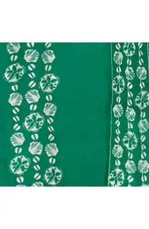 MER ST. BARTH Anouk Kaftan Jungle Seashells - Green