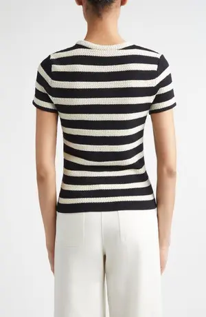 St. John Breton Stripe Wool-blend Sweater