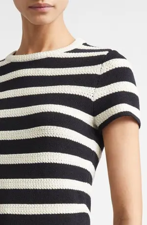 St. John Breton Stripe Wool-blend Sweater