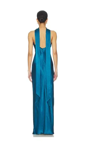 Amanda Uprichard Ashton Maxi Dress - Teal