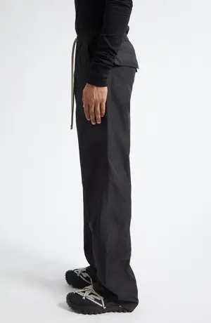 Moncler Straight Leg Taffeta Pants