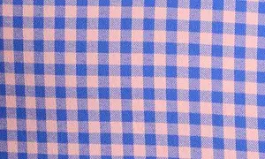 UNTUCKIT Quinby Gingham Check Performance Button-up Shirt - Pink Blue