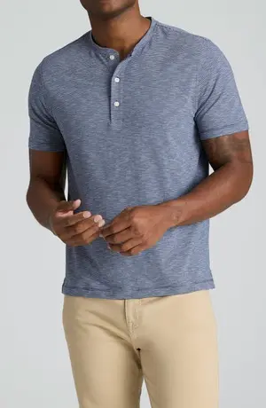 UNTUCKIT Marigold Slub Jersey Polo