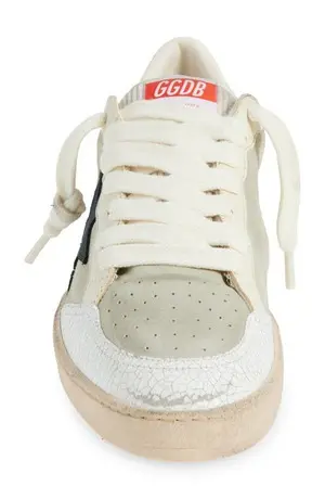 GOLDEN GOOSE Ball Star Low Top Sneakers - Grey/white/beige/navy