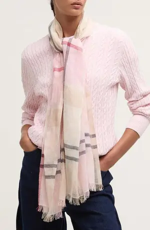 Barbour Fringe Scarves